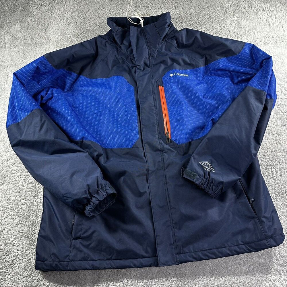 Columbia Alpine Action Jacket Mens 2x Blue Ski Snowbo… - Gem